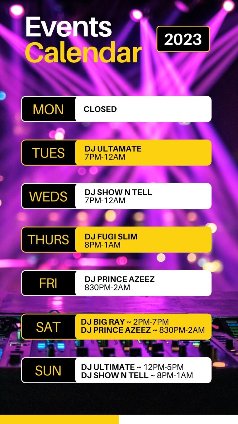 DJ Lineup